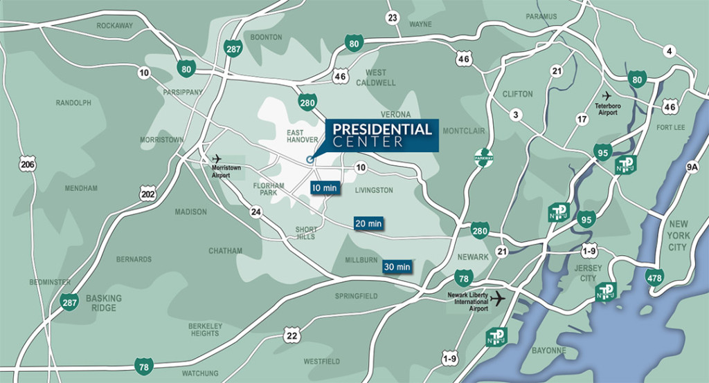 Drive Time Map | 293 Eisenhower